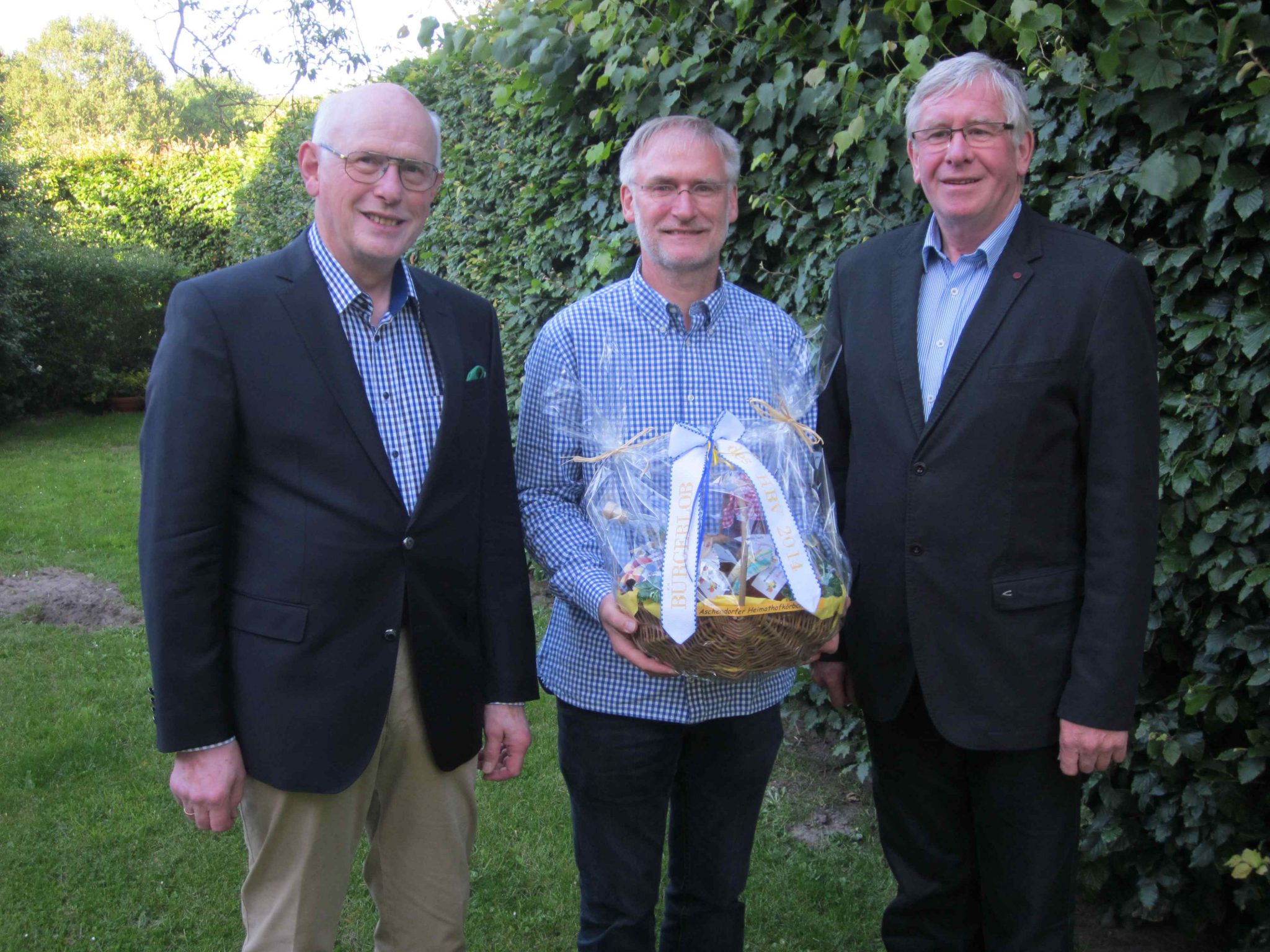 Bürgerlob-Schleife 2014 des HBV für Thomas Remmers | HBV Aschendorf